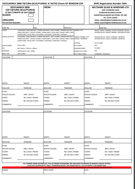 Downloads Archive - Wiltshire Glass